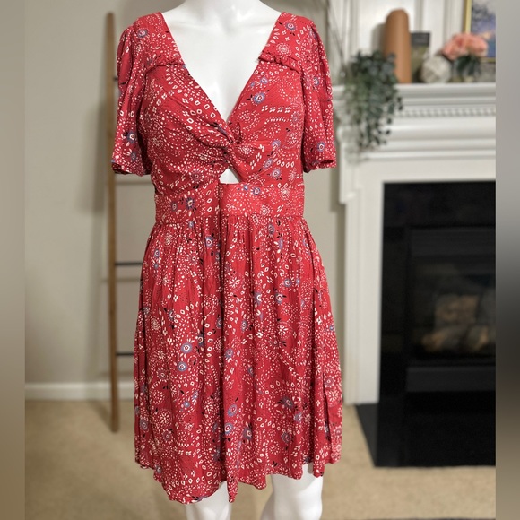 Angie | Dresses | Angie Boho Whimsical Flirty Dress | Poshmark